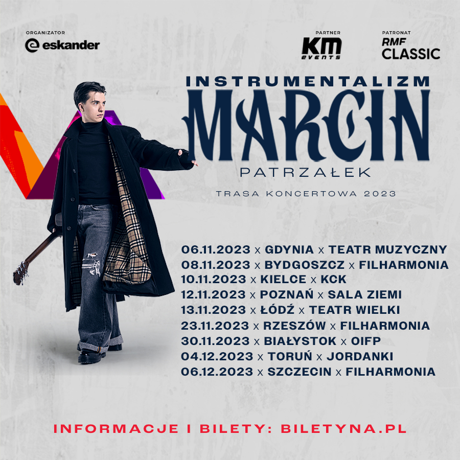Marcin Patrzałek - Instrumentalizm | Bilety Online, Opis, Recenzje ...