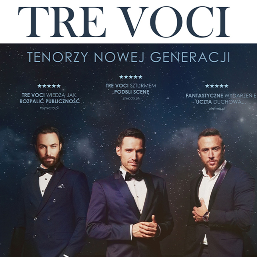Tre Voci - With Love - Warszawa | Kupuj Bilety Online - biletyna.pl