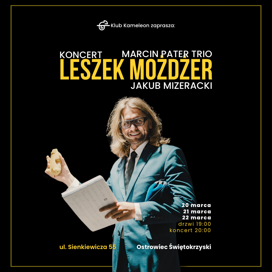 Leszek Możdżer & Marcin Pater Trio & Jakub Mizeracki | Bilety Online, Opis, Recenzje | 2025 ...