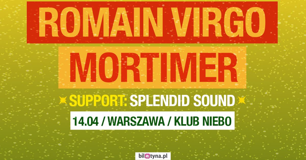 Romain Virgo & Mortimer | Bilety Online, Opis, Recenzje | 2025, 2026 - biletyna.pl