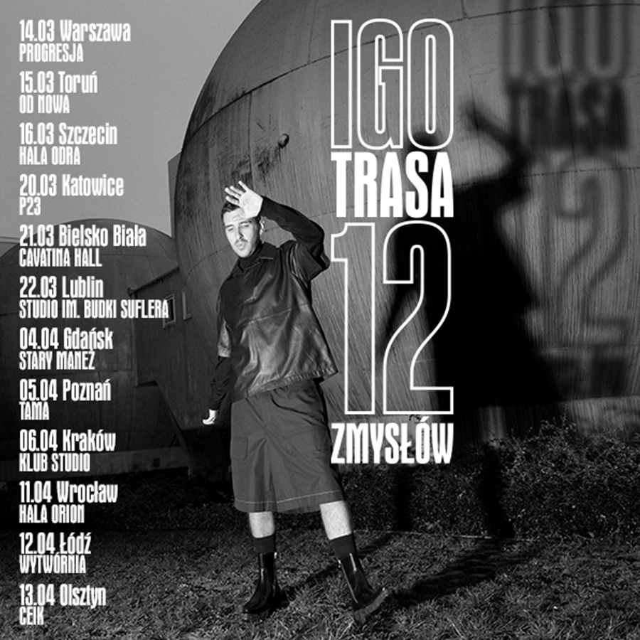 Igo - Trasa 12 zmysłów | Bilety Online, Opis, Recenzje | 2026, 2027 ...