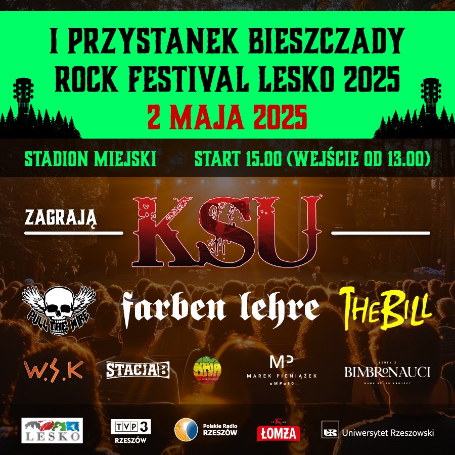 Przystanek Bieszczady Rock Festiwal Lesko 2025 | Bilety Online, Opis, Recenzje | 2025, 2026 ...