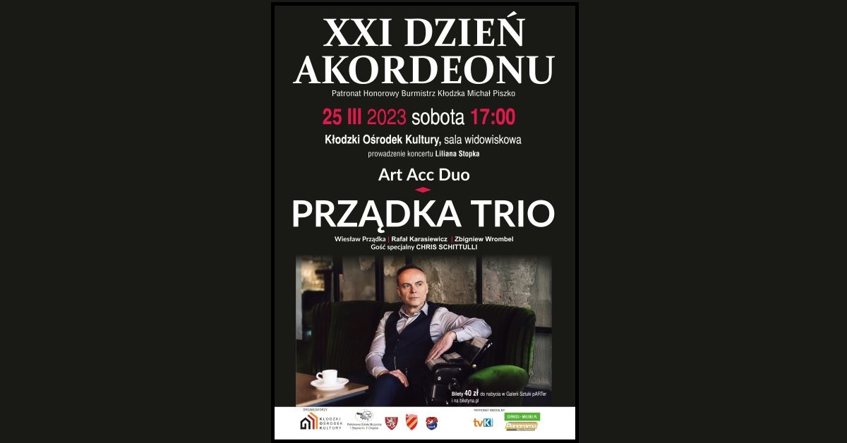 XXI DZIEŃ AKORDEONU Art Acc Duo & Prządka Trio | Bilety Online, Opis ...